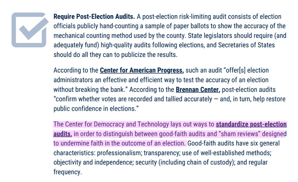 IMPORTANT - A Breakdown Of The Democracy Working Group's 'Democracy ...