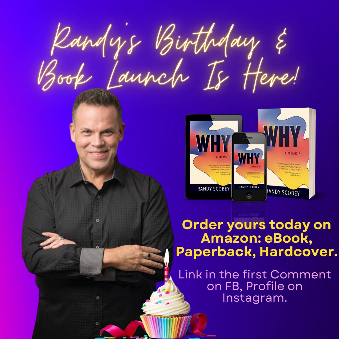 Happy 56th Birthday and WHY Book Launch Day!