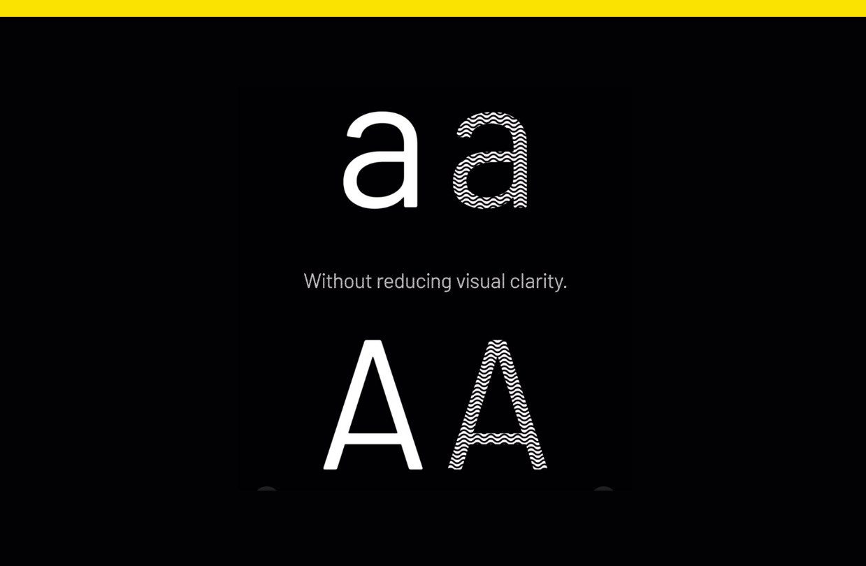 This font was designed to be eco-friendly