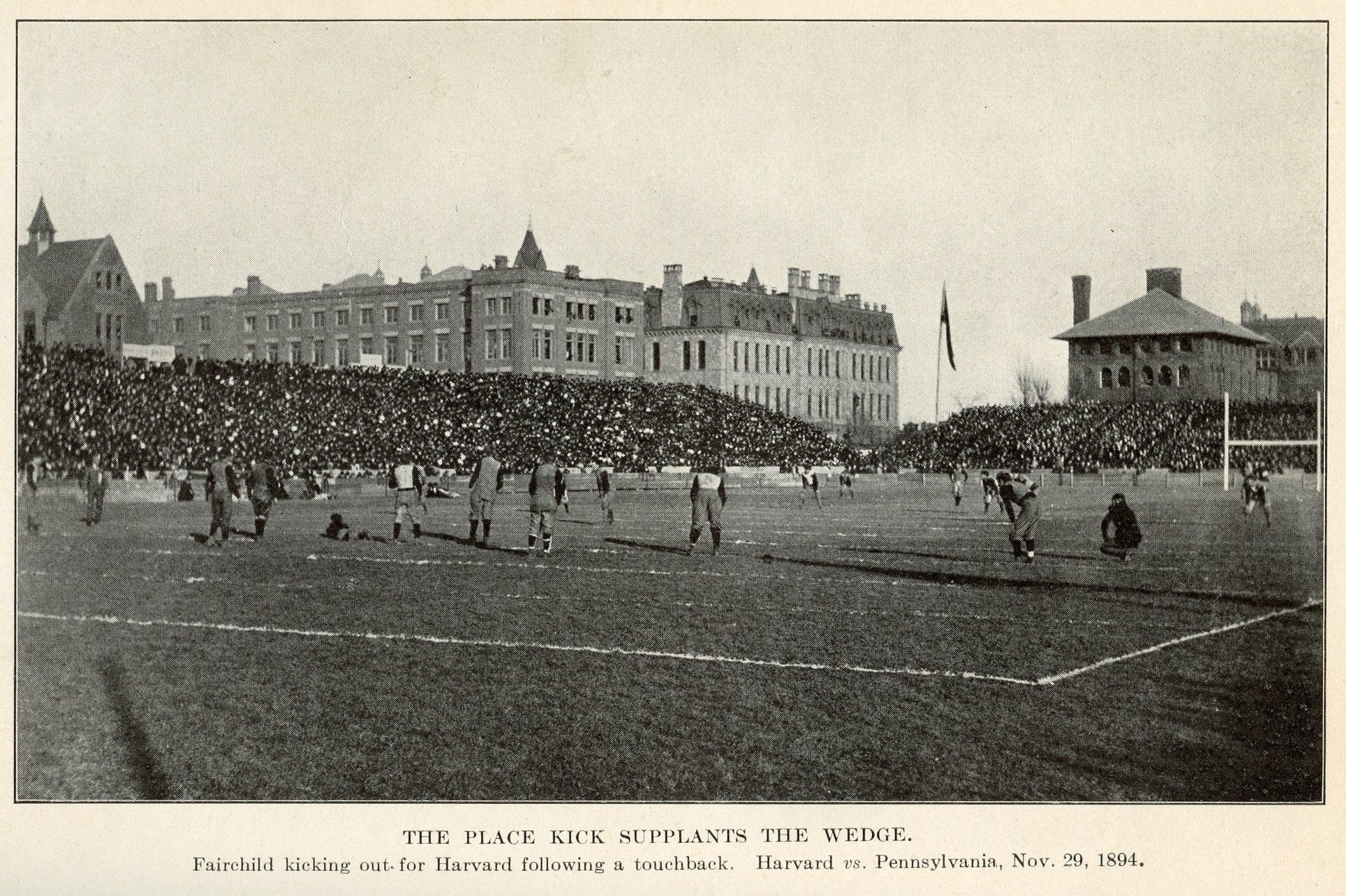 Football's Rules of 1876 Versus Today