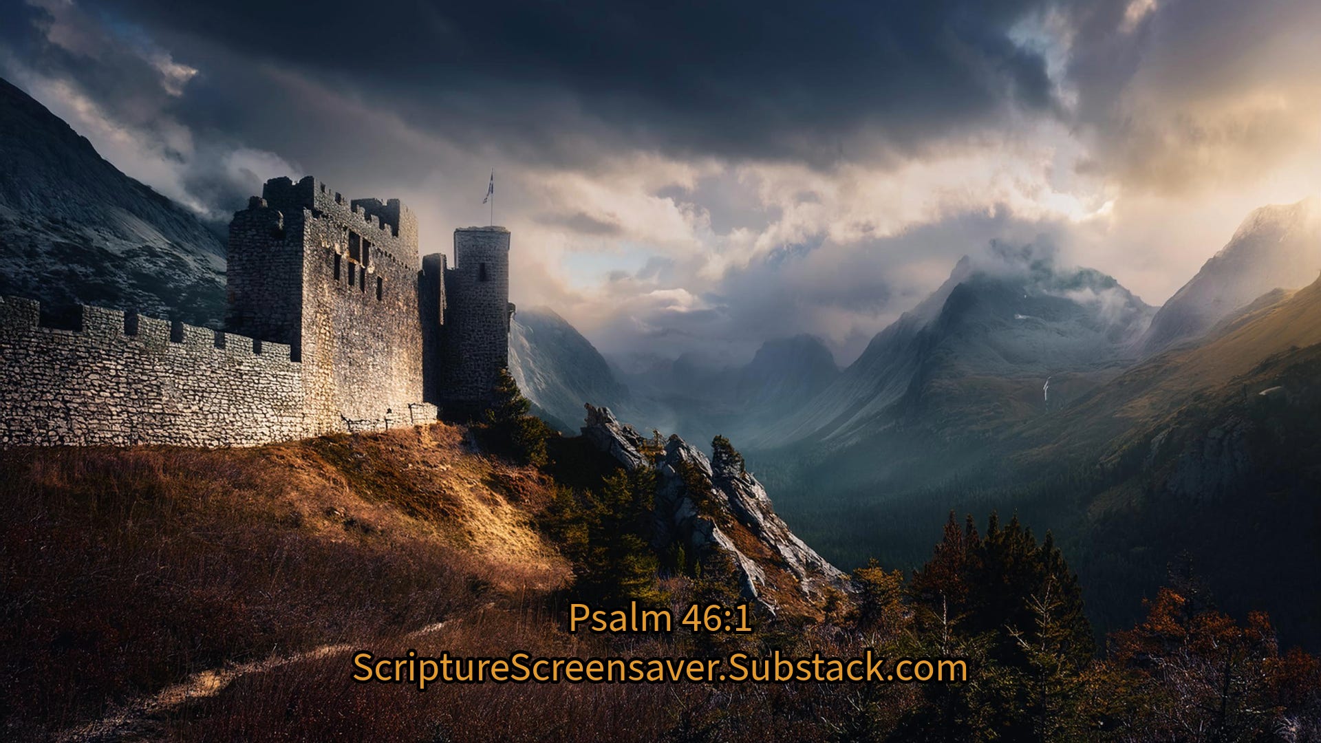 Thank You For Your Strength... - Scripture Screensaver