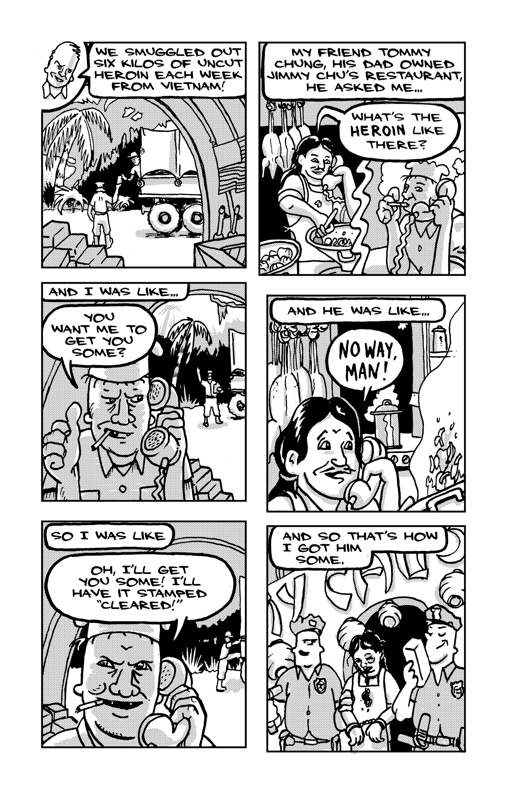 Larry Loathman Snake Master Pages 4, 5 & 6