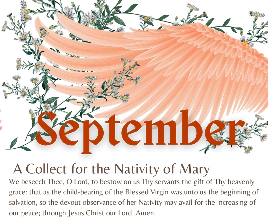 The September Monthly Devotion Printable from Akenside Institute