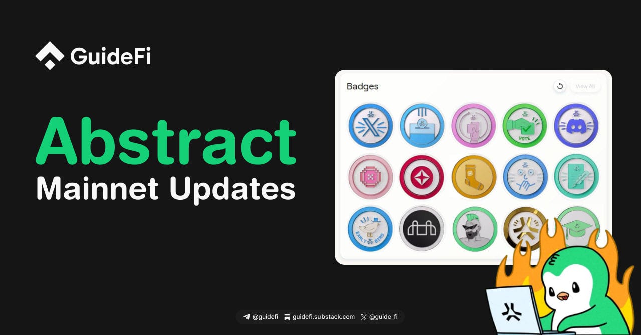 Abstract Mainnet: Complete Guide - GuideFi