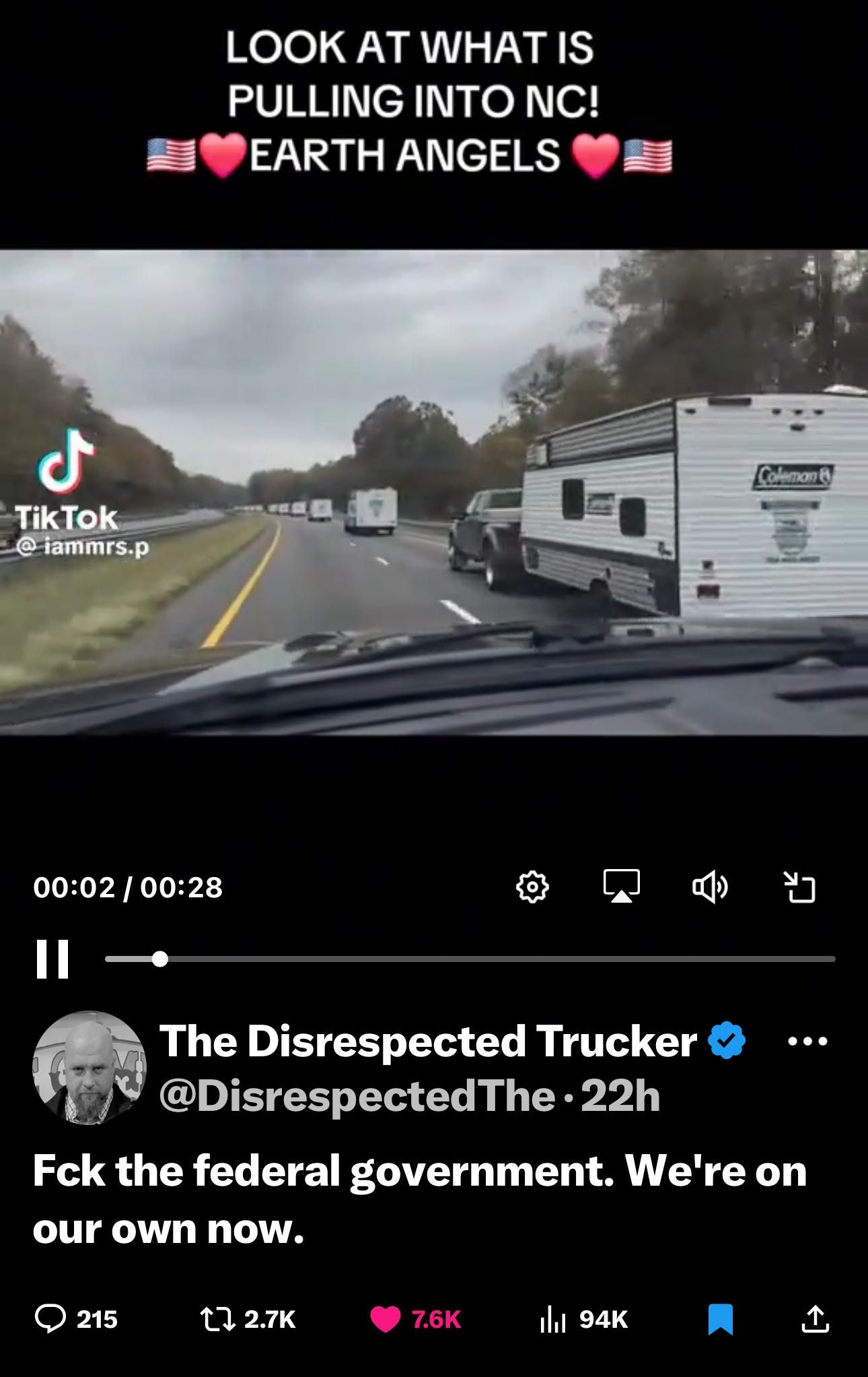 "We're On Our Own Now!" ~ North Carolina