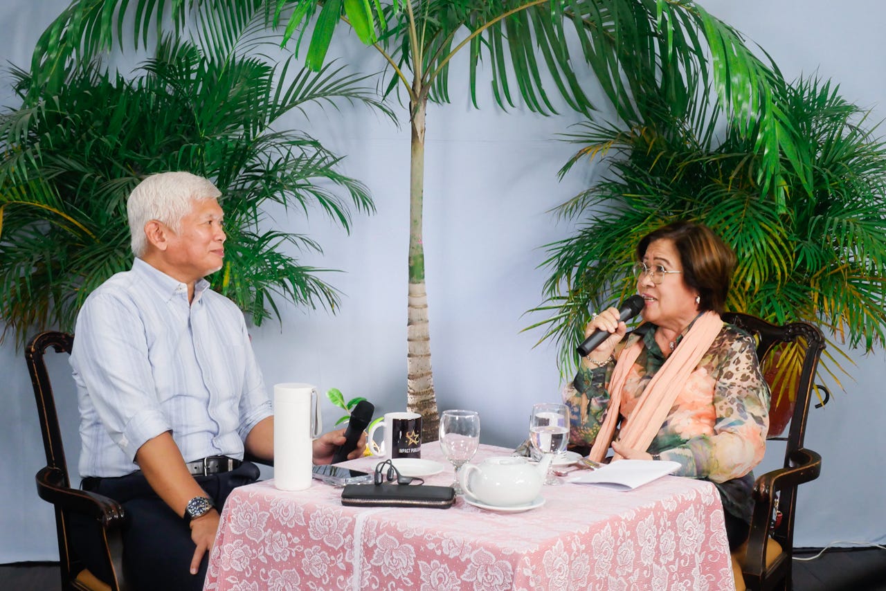 Pressing Issues with former Senator Leila de Lima