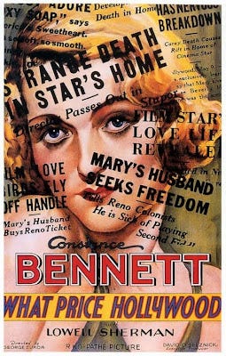 What Price Hollywood? (1932) - Self-Styled Siren