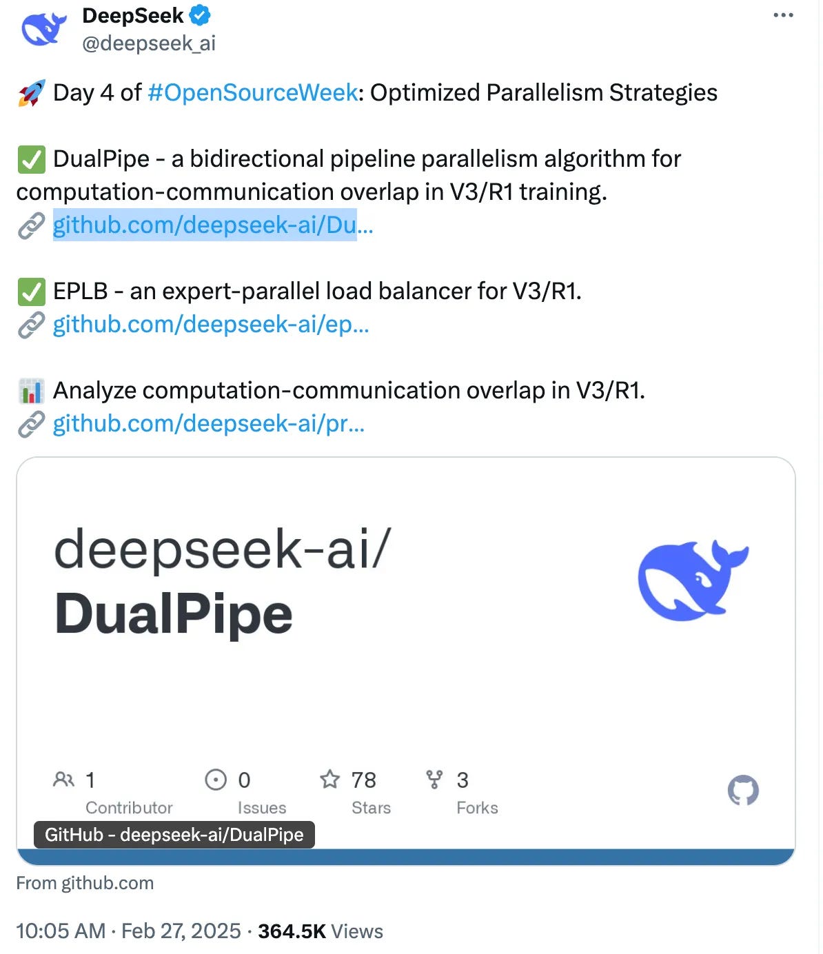 DeepSeek OpenSourceWeek Day 4: In-Depth Analysis of DualPipe & EPLB