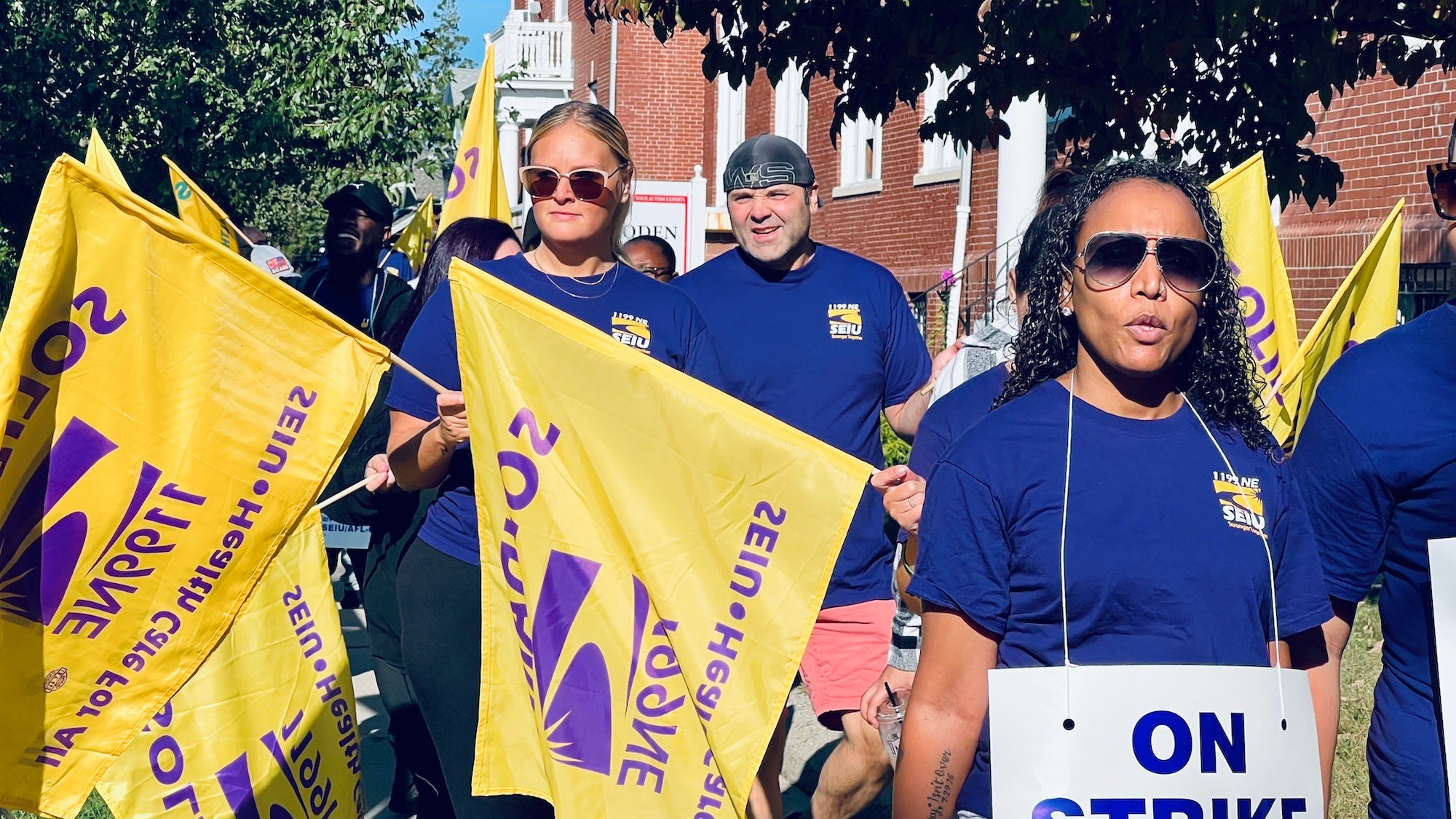 Groden Center Behavioral Specialists hit the picket line for a three ...