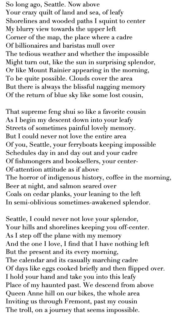 Seattle - by Jonathan Potter - Potter Poems
