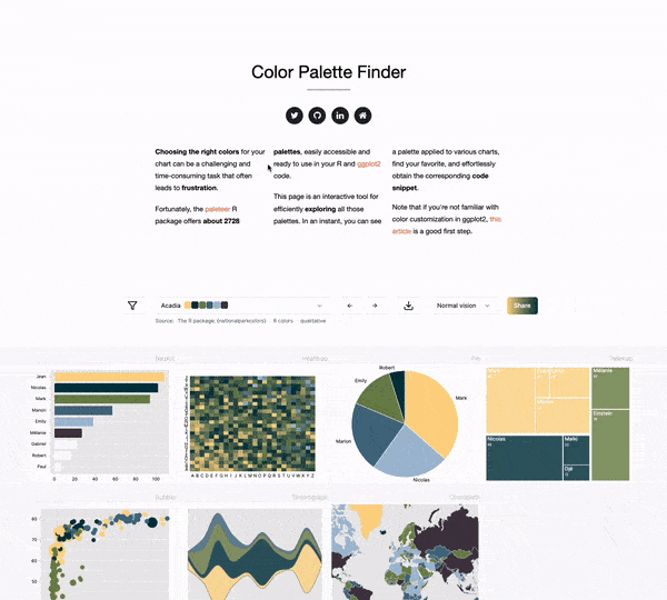 ⚡️ Color Palette Finder - by Yan Holtz - Dataviz Universe