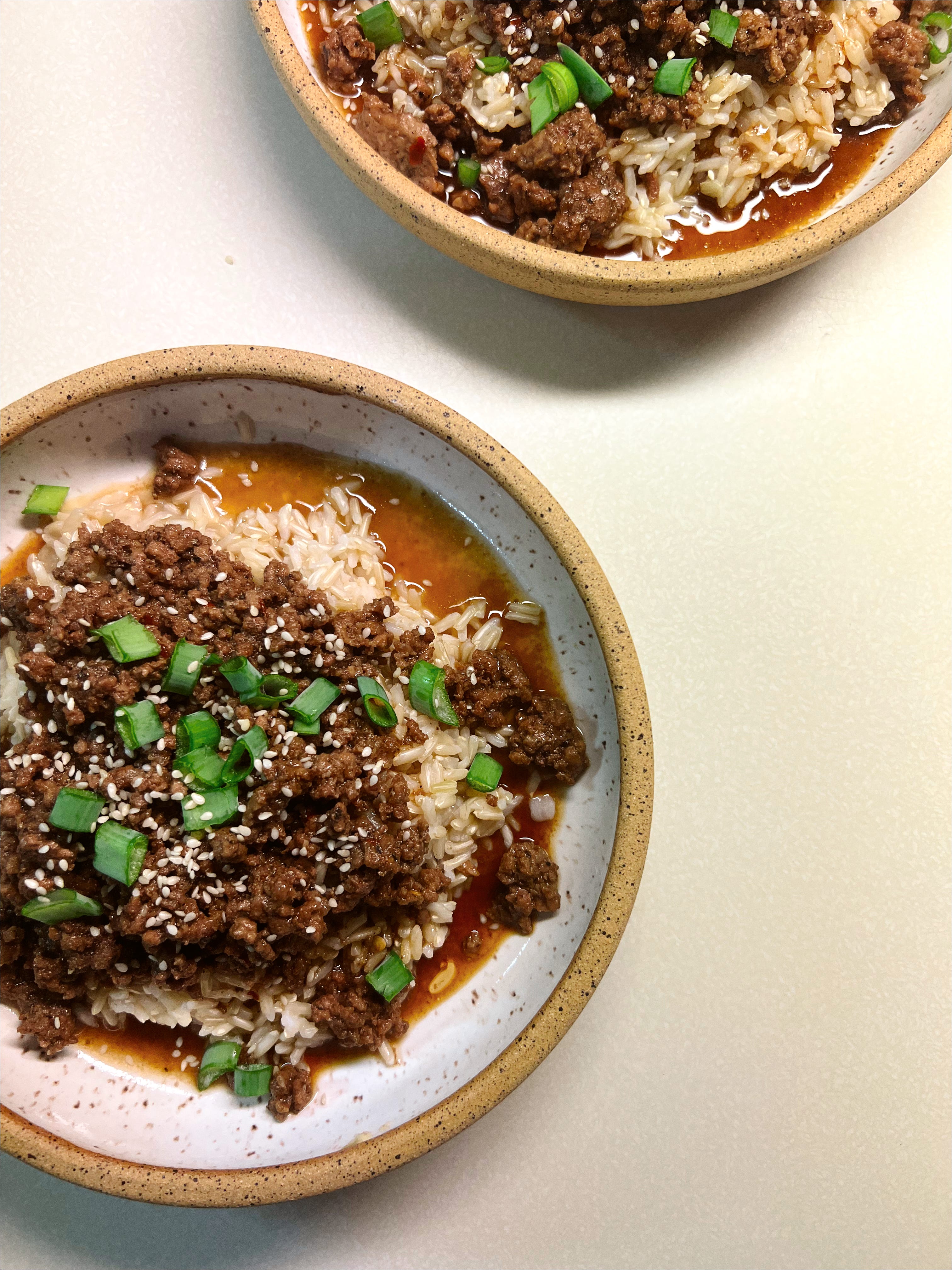 15-MINUTE DINNER IDEA: Korean-Style Ground Beef Over Rice