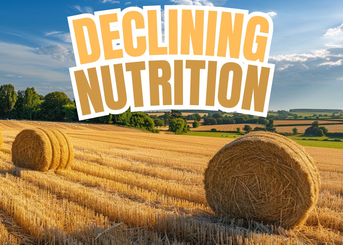 Declining Nutrition - Thought For Food
