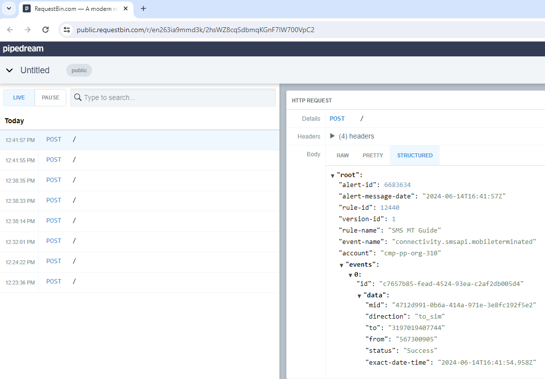 Getting started with the Kore Wireless SMS API