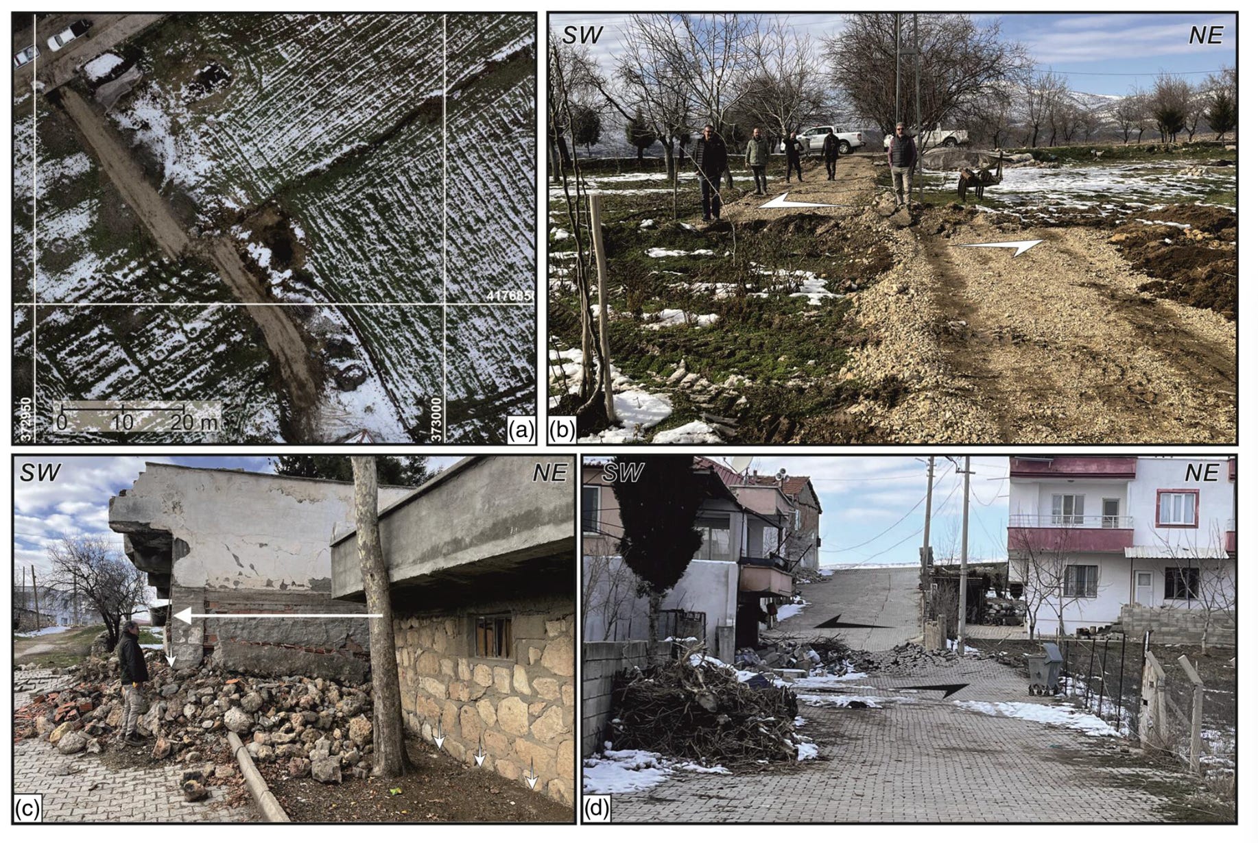 New paper documents surface rupture of the M7.8 Feb. 6 Pazarcık ...