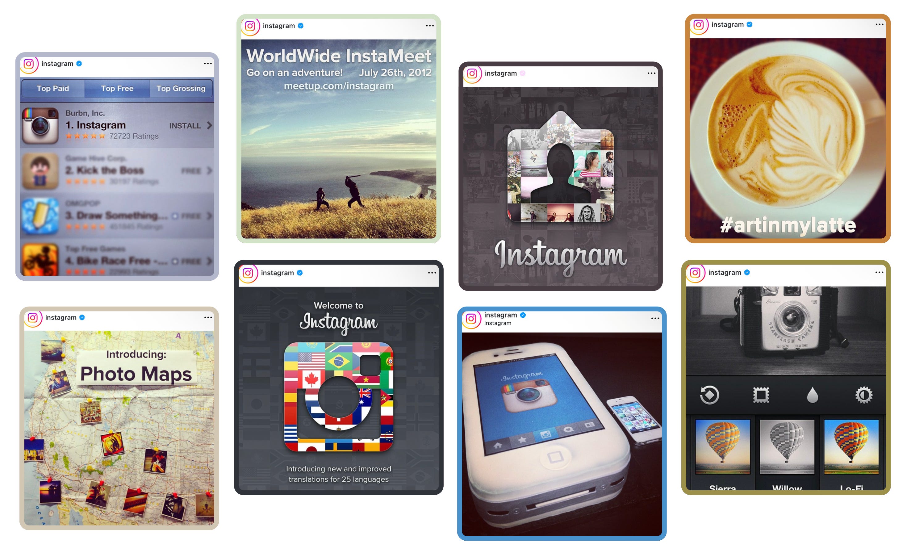 I scrolled to the bottom of Instagram's Instagram grid