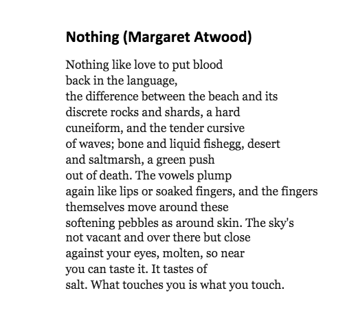 A Selection of Poems by Margaret Atwood - by Maya C. Popa