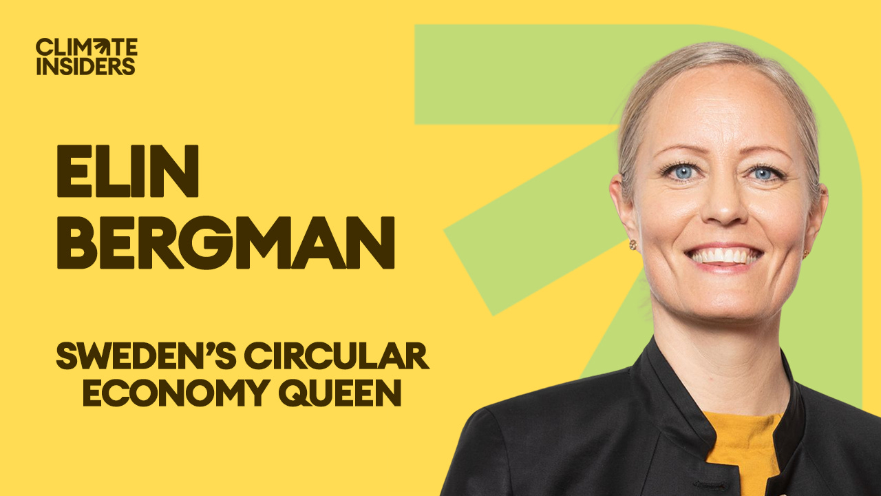 Sweden’s Circular Economy Queen (ft. Elin Bergman COO of Cradlenet) ♻️ 🇸🇪