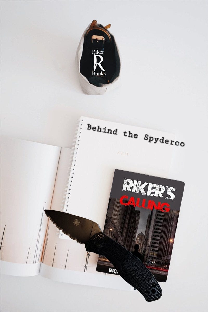 Behind the Spyderco - by Rico Lamoureux - Riker Books