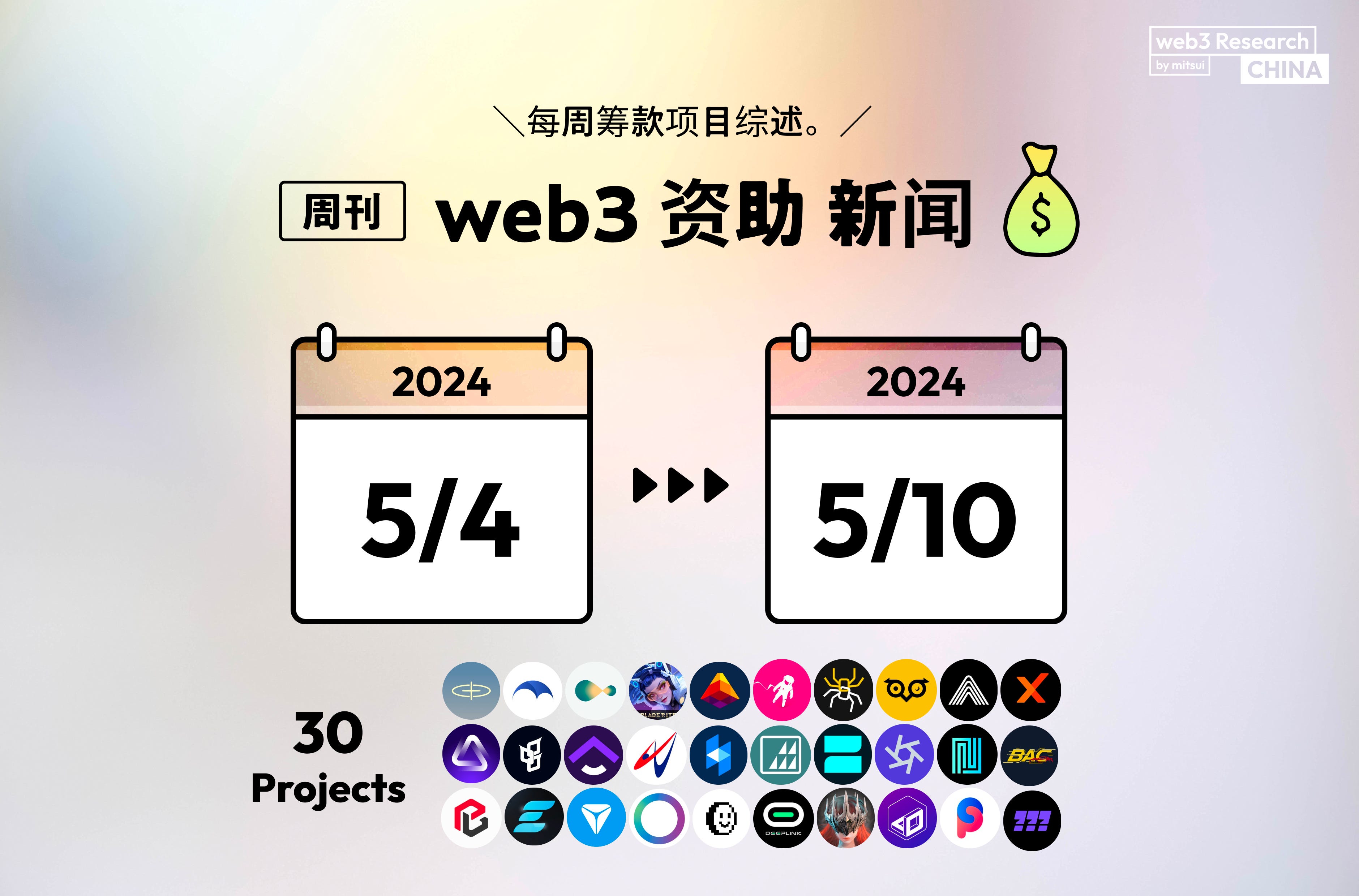 [5/4-10]web3 资助 新闻 - by mitsui - web3 Research CHINA