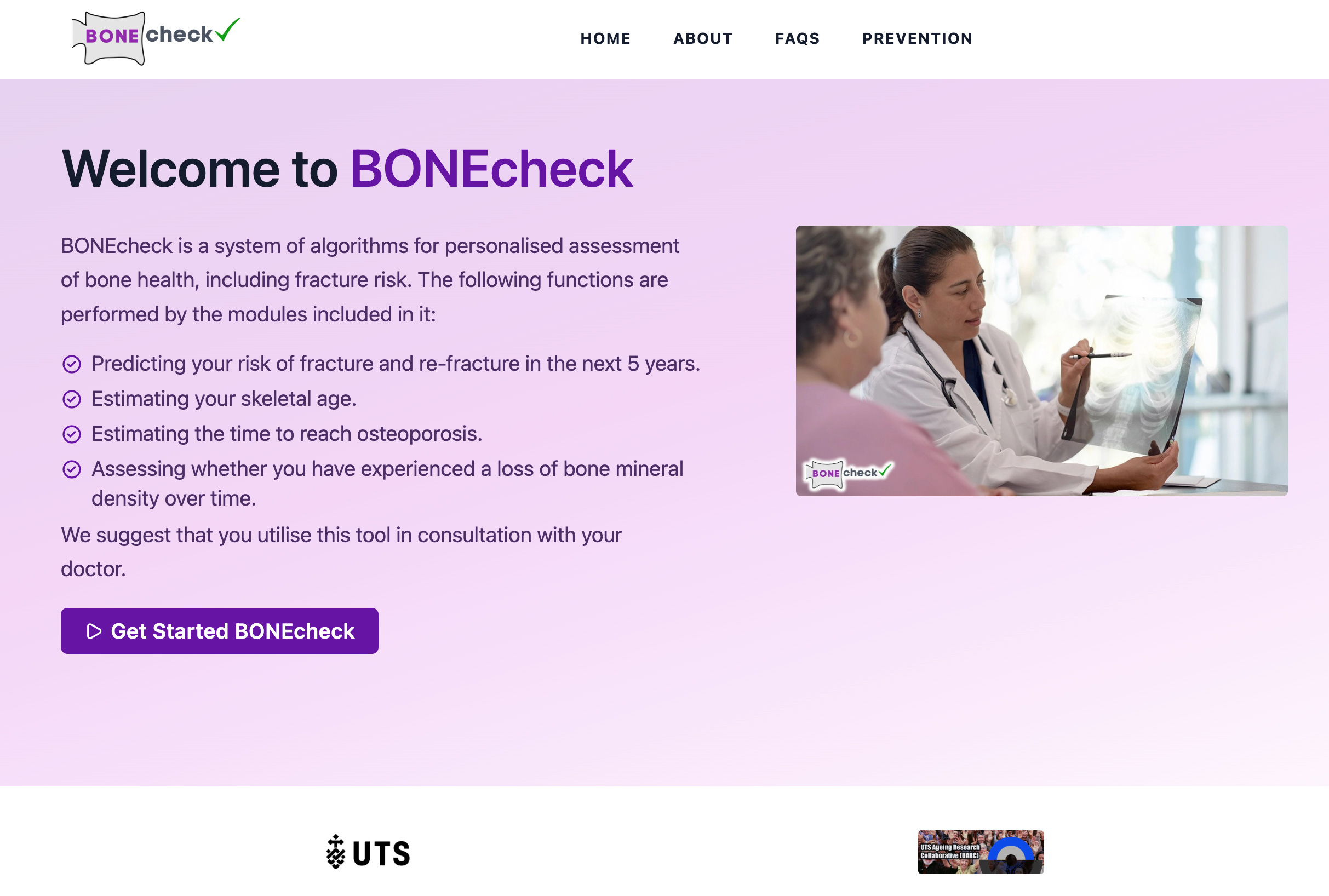 BONEcheck: a new digital tool for fracture risk assessment