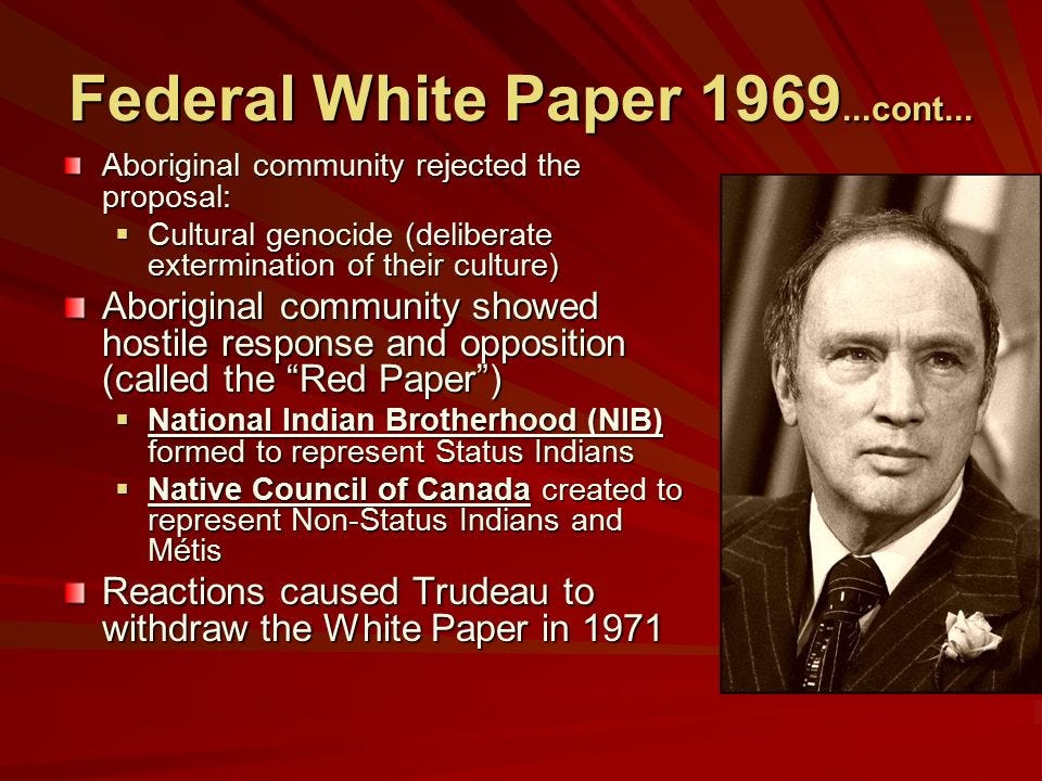 The White Paper vs The Red Paper "We will keep them in the Ghetto as ...