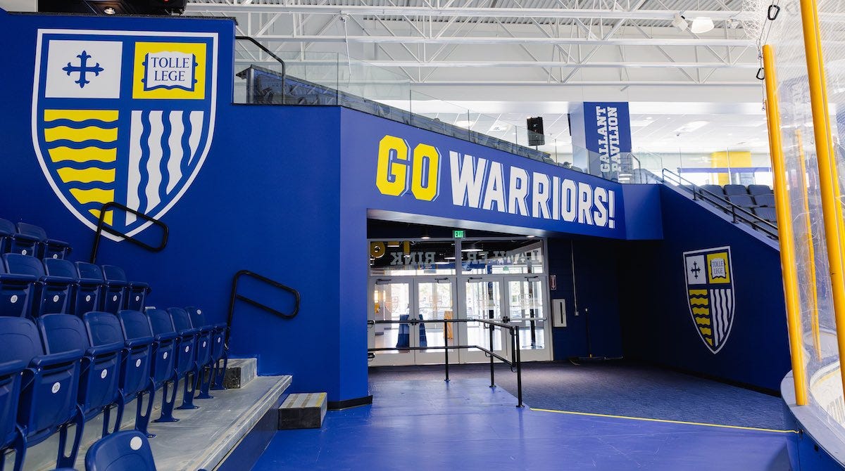 Renovated Lawler Arena perfect for renovated Merrimack program