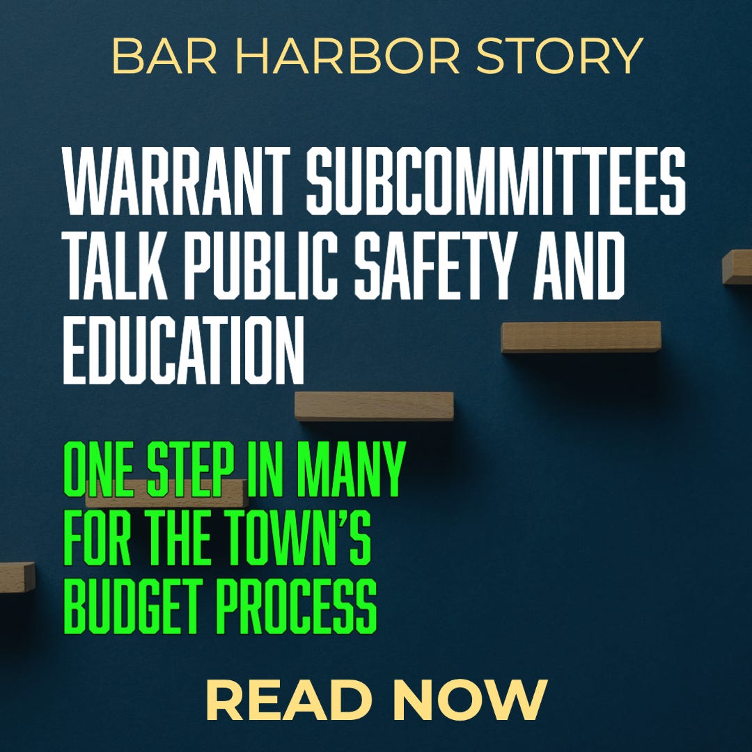 Warrant Subcommittees Talk Public Safety and Education