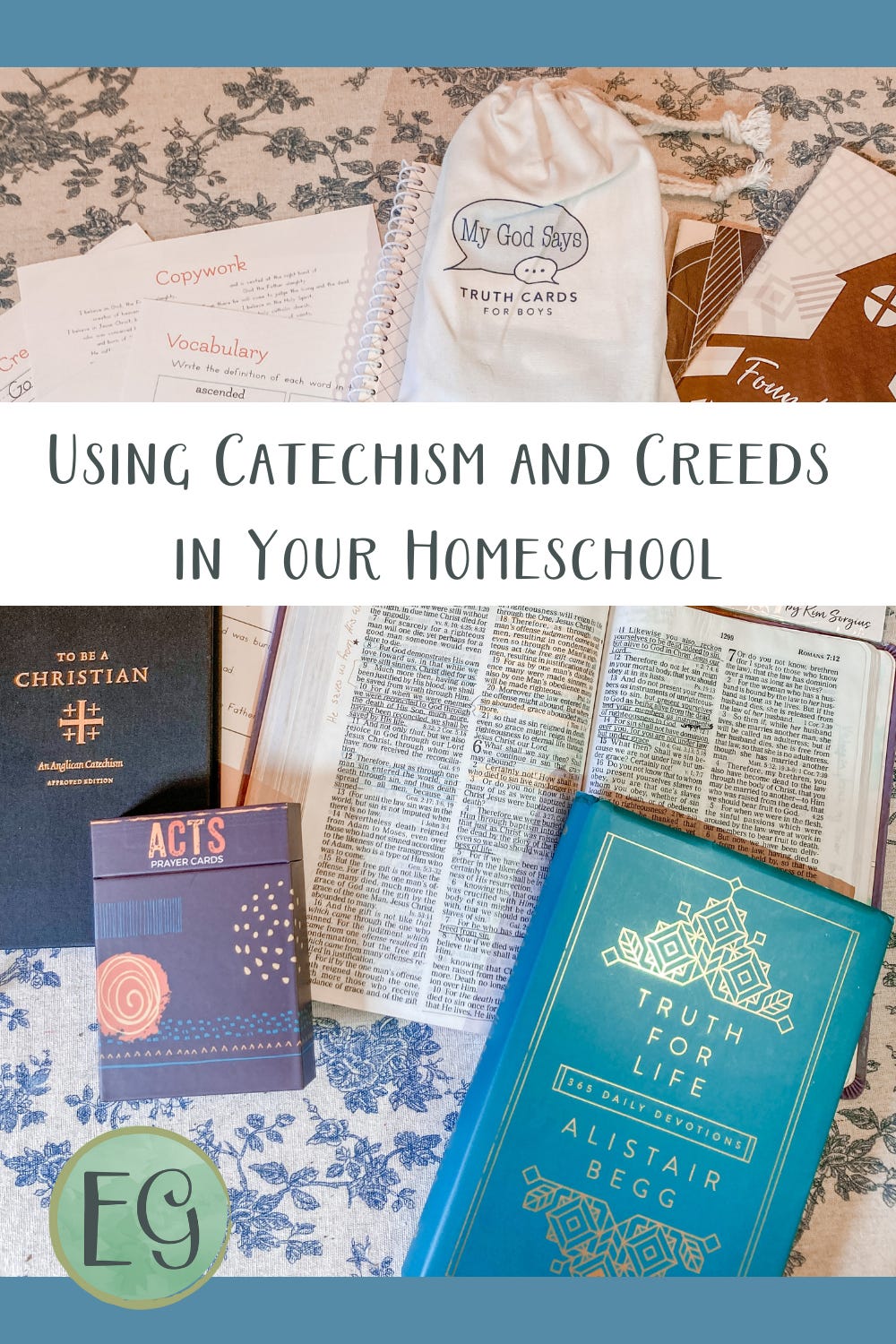 Homeschool Bible Study - Using Catechism and Creeds