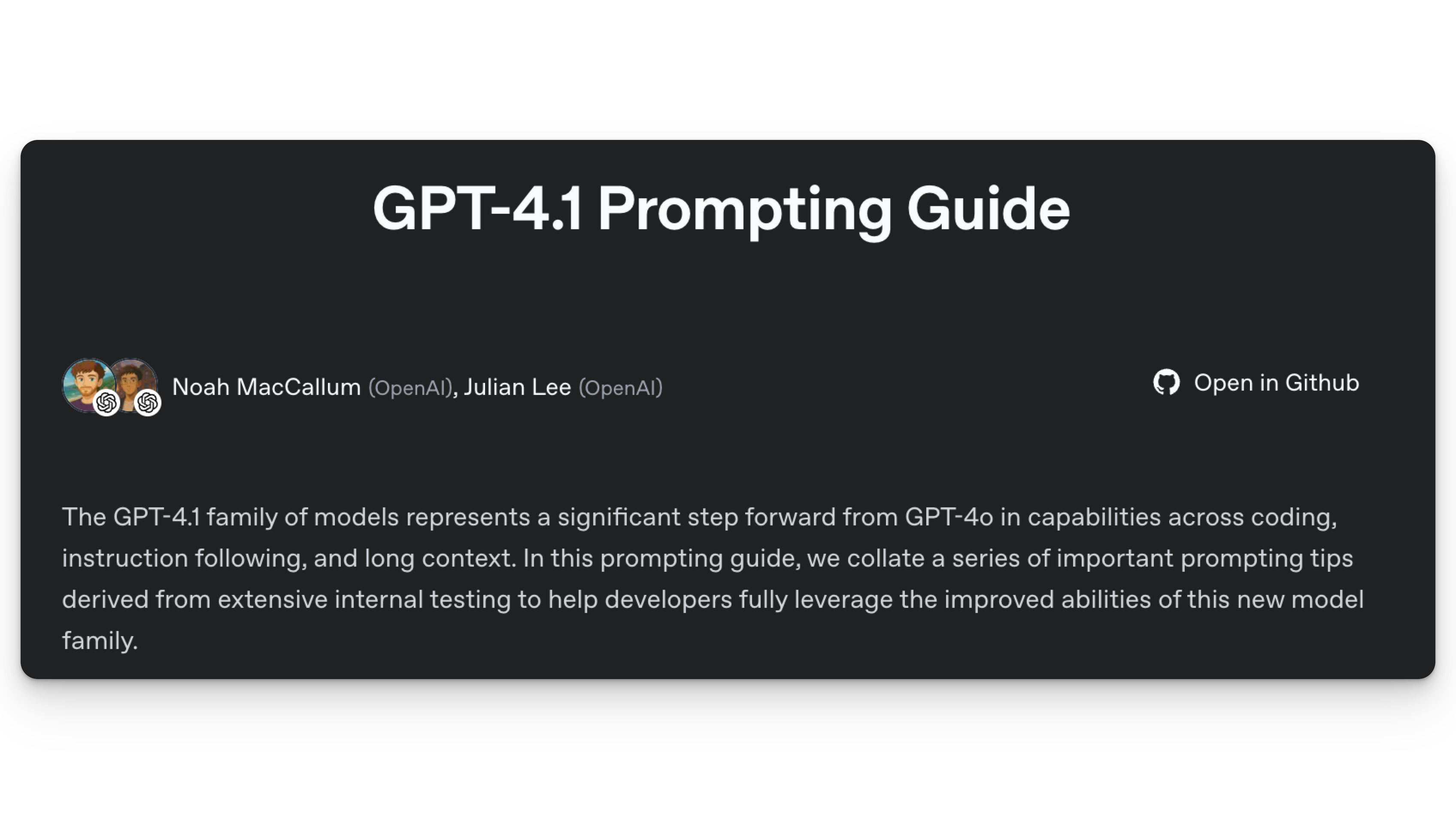 OpenAI's GPT-4.1 Prompting Guide Explained - by Kamil Banc