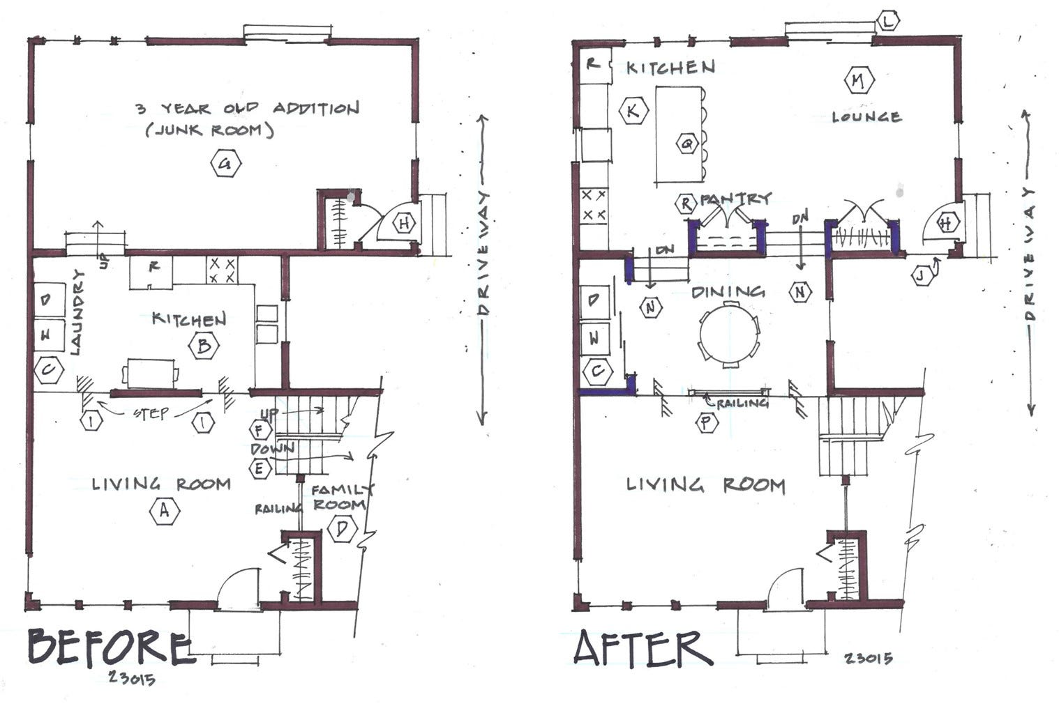 SPLIT-LEVEL AND MULTI-LEVEL PLANS ARE CHALLENGING TO OPEN UP