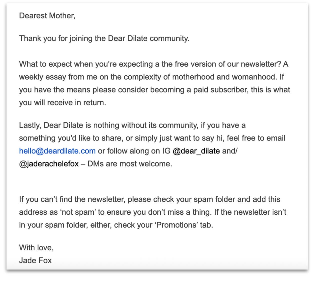 How to write a welcome email for new Substack readers
