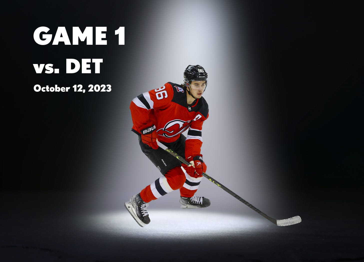 Game 1: Devils vs. Detroit Red Wings - by Anthony Day