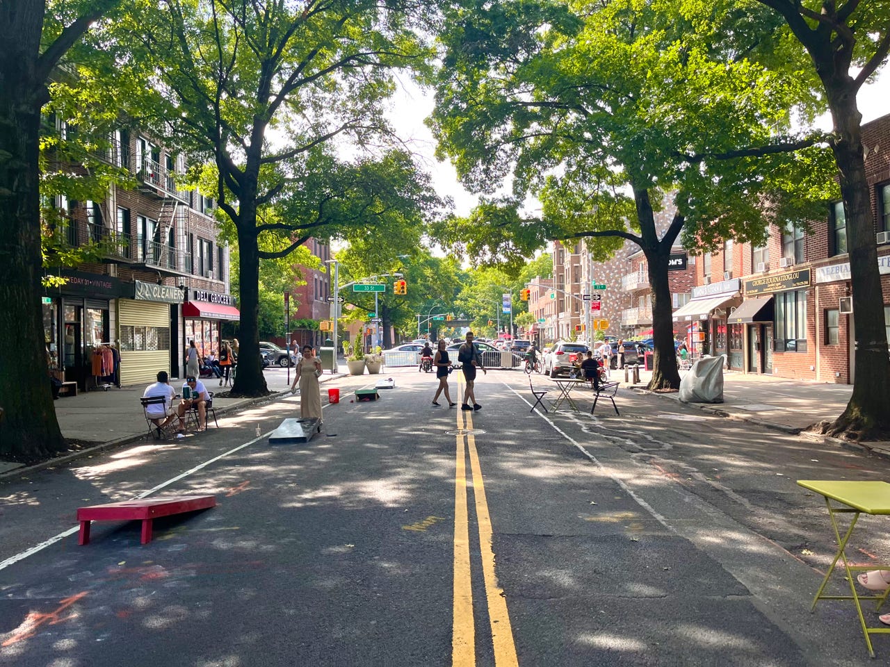 How the 31st ave open street reimagines Astoria's public spaces