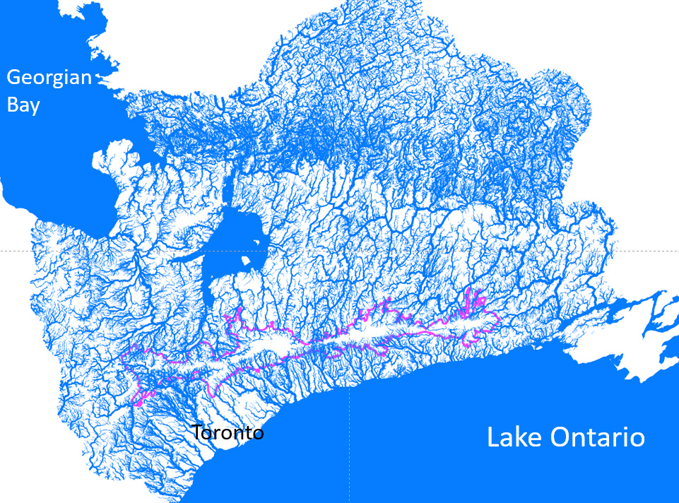 Watersheds of the Oak Ridges Moraine - by Steve Shikaze
