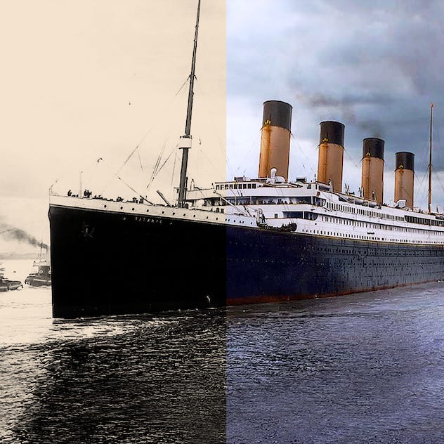 Contacts, Subscriber Numbers, Similar Newsletters - Titanic In Color