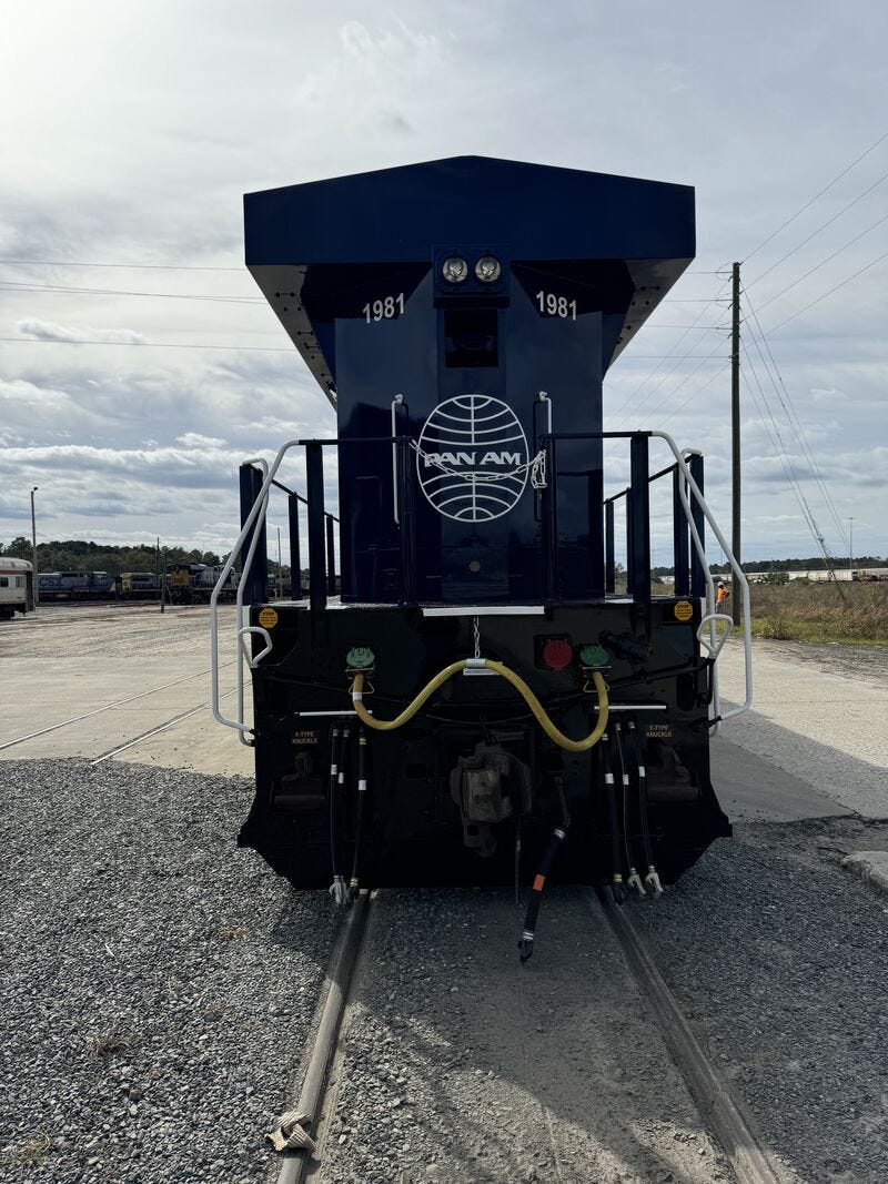 CSX Unveils Pan Am Heritage Unit - White Oak Rail