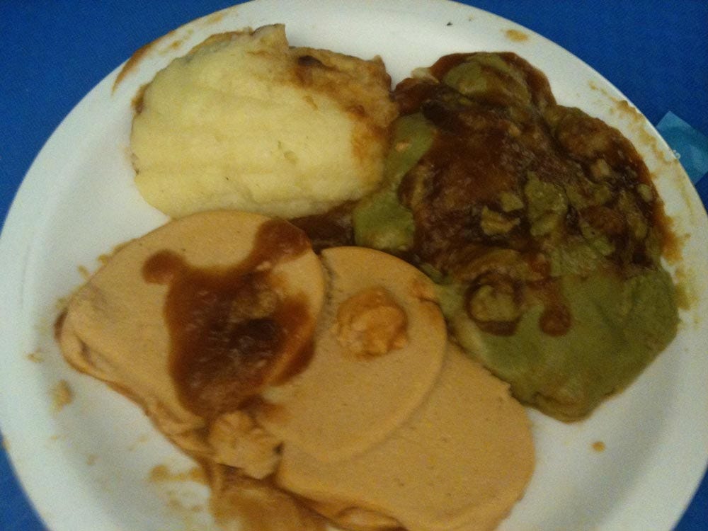 Scottish Hospital Food - Millennial Woes