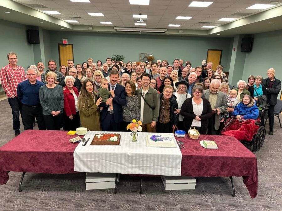 A Gallery Of The Faithful Gathering For Church. Album 12