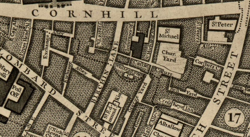 The 1746 Rocque Map Of London... Now In Colour