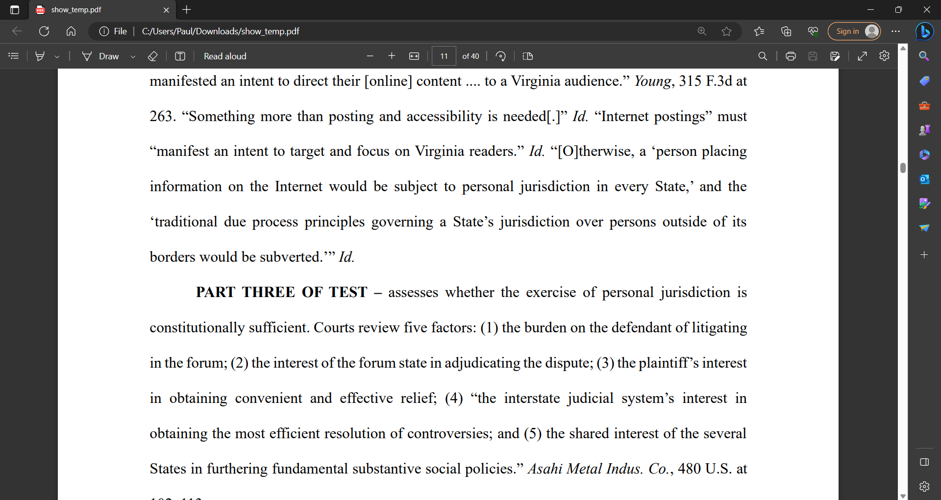 Dr. Jane Ruby (public document) files her legal response to Dr. Robert ...