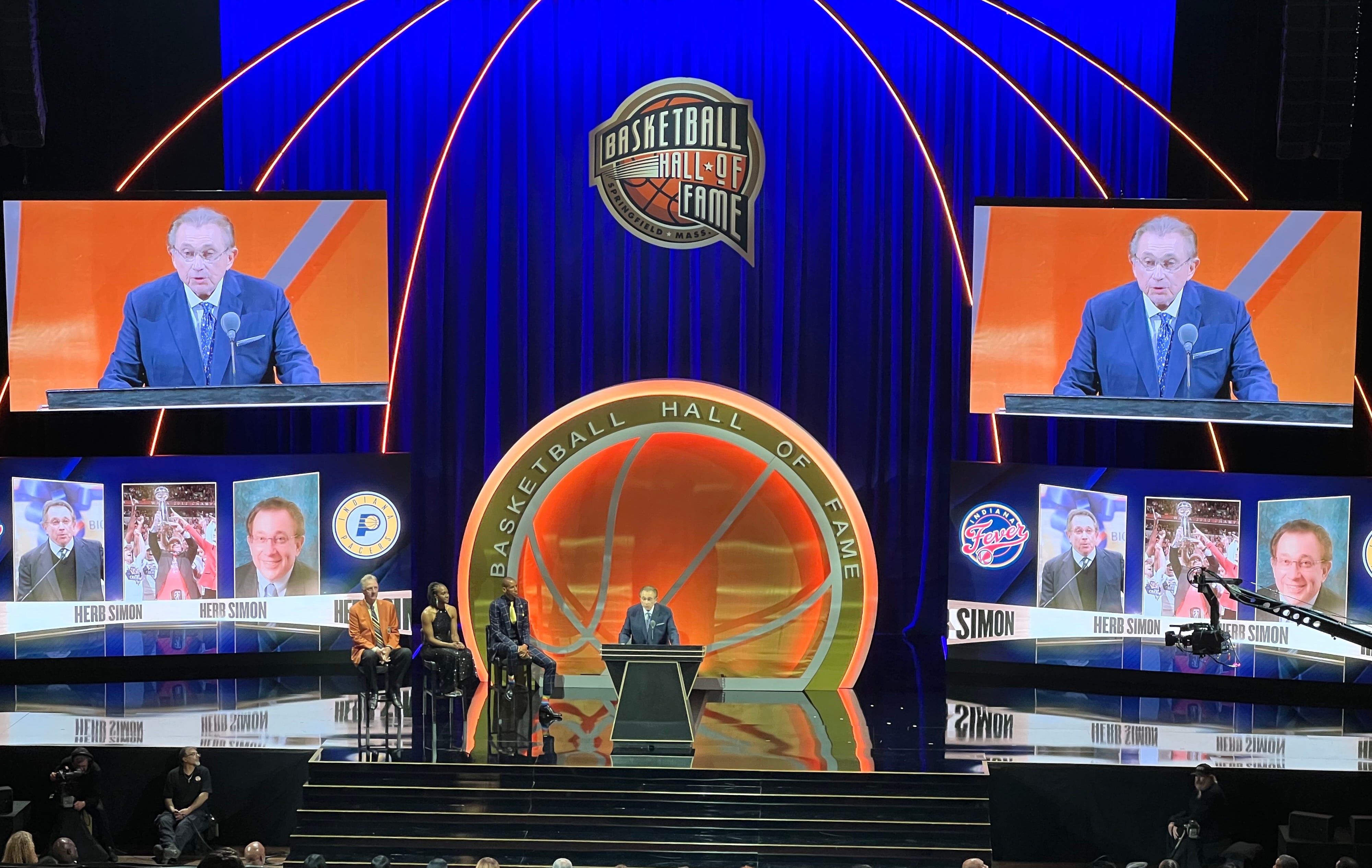Simon family and legacy with Pacers celebrated at Hall of Fame Enshrinement
