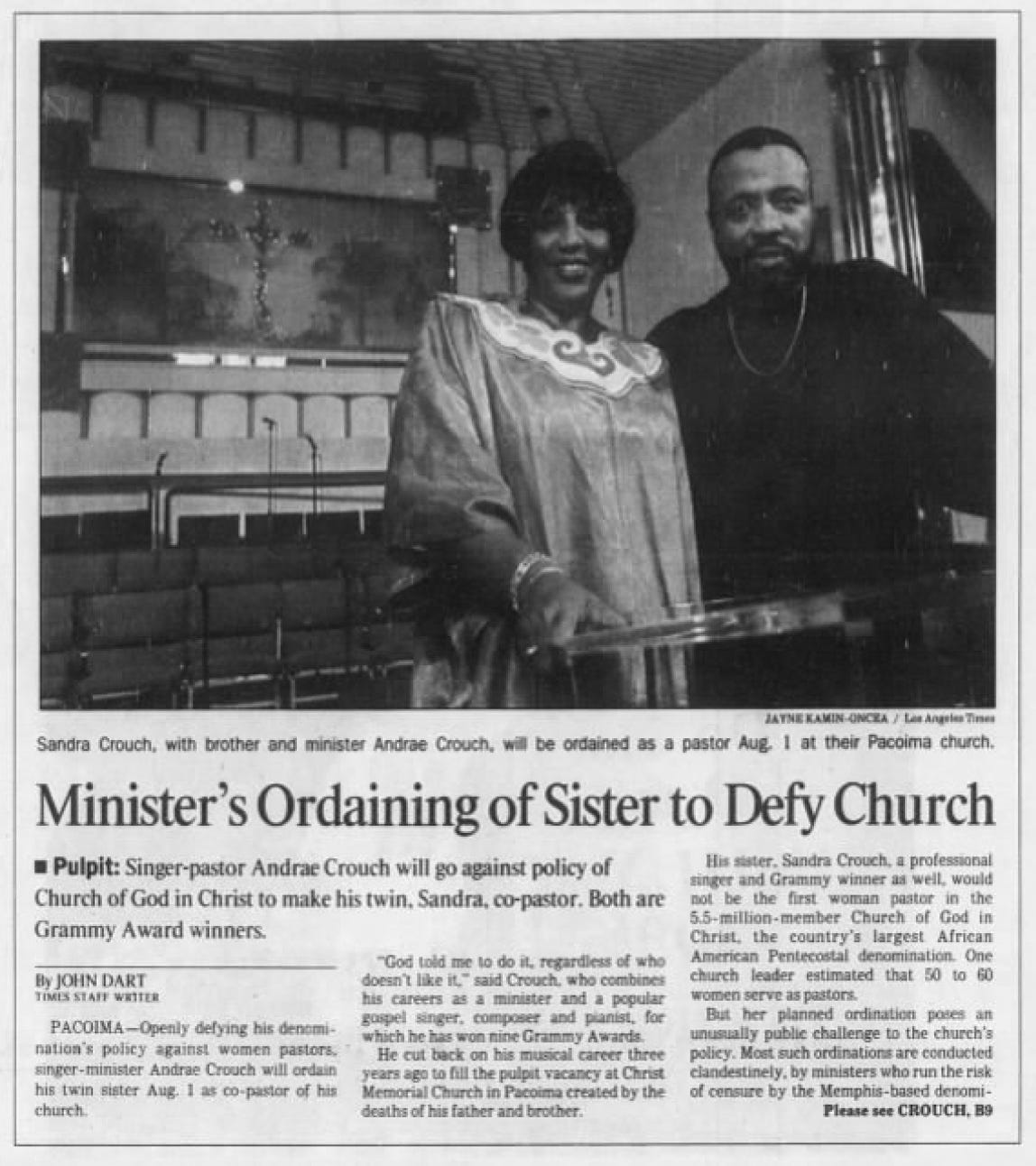 Sandra Crouch (1942-2024) - by Tim Dillinger