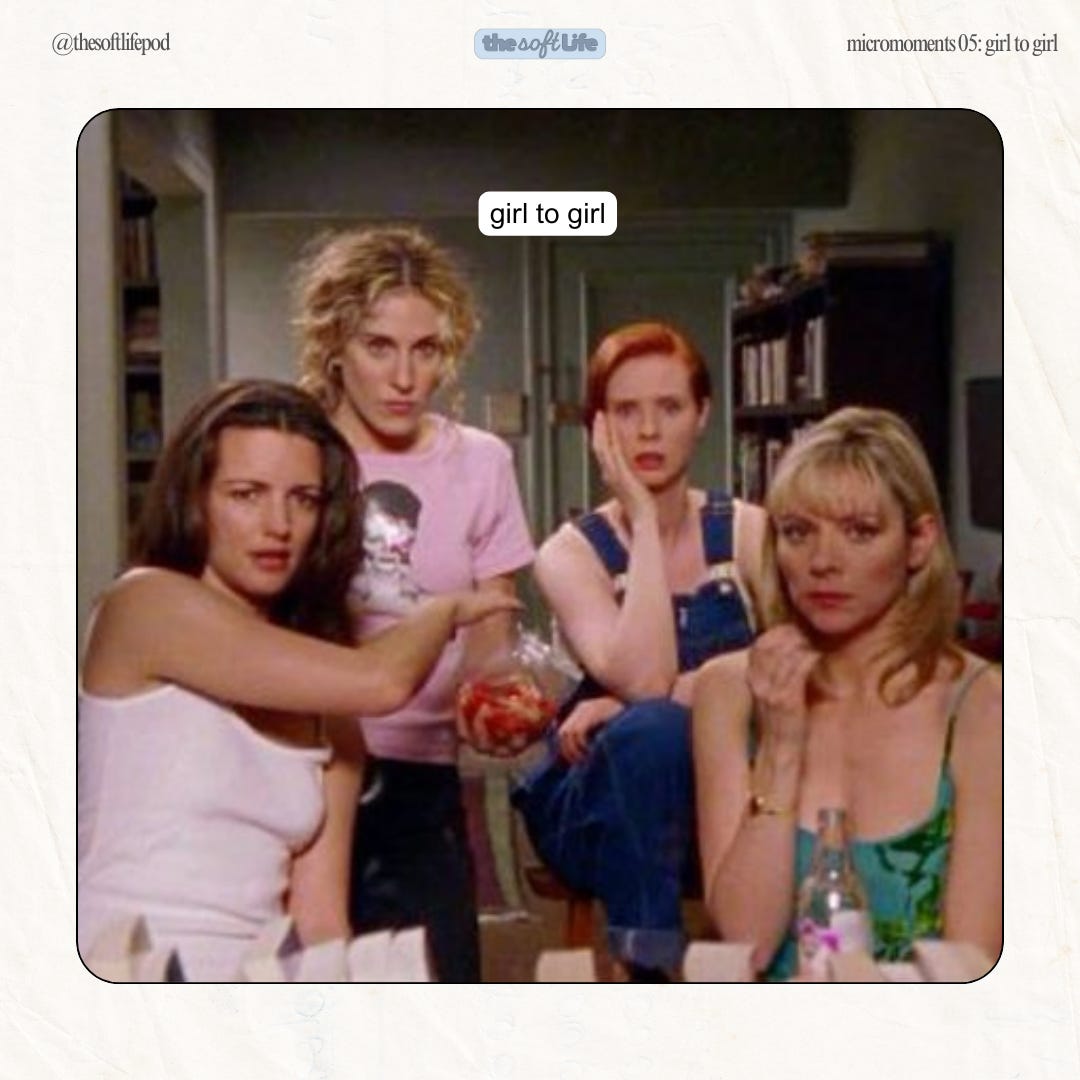 micromoment 05: girl to girl - let's try softer.