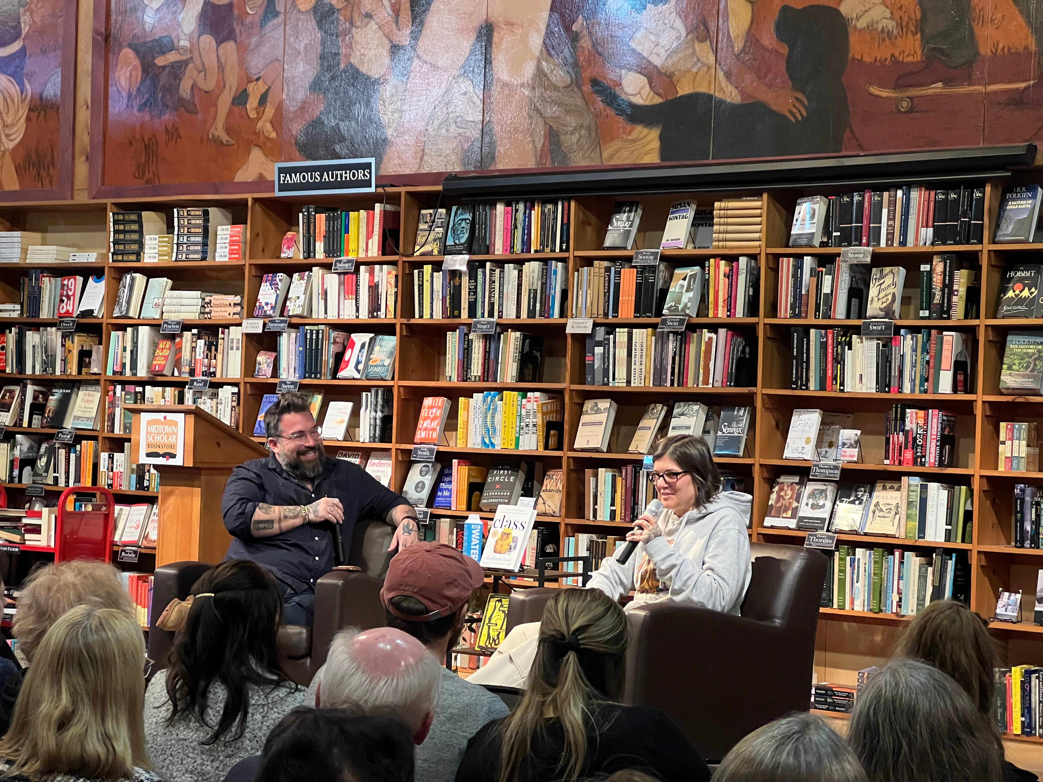 Stephanie Land + Isaac Fitzgerald - by Dana Ray