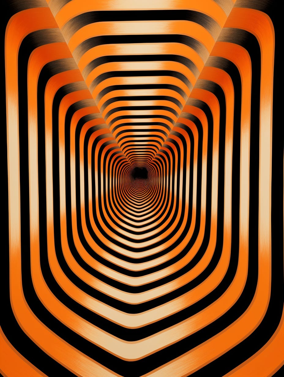 Optical illusion art store