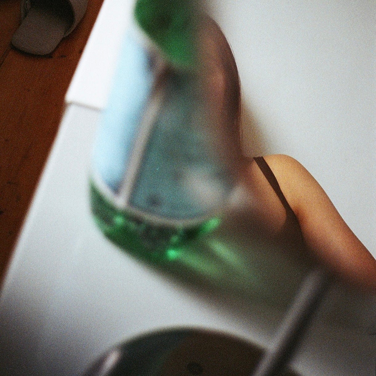 The Sureness of Aquamarine - by geri wu - Liquid diamonds