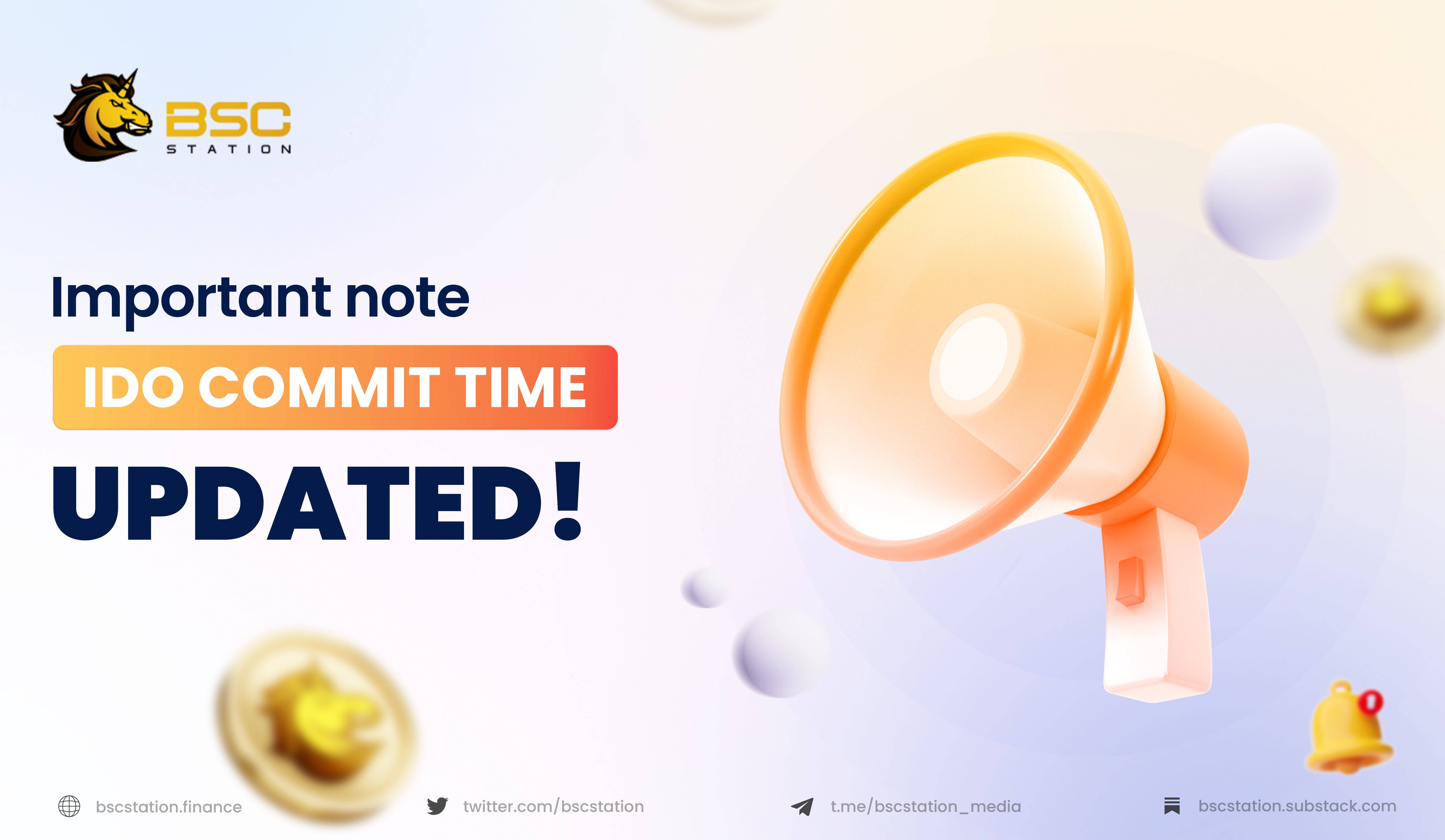 📣 IMPORTANT NOTE! IDO COMMIT TIME UPDATED 📣