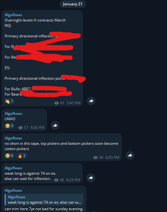 Weekly Plan 1/21 - AlgoFlows’s Newsletter