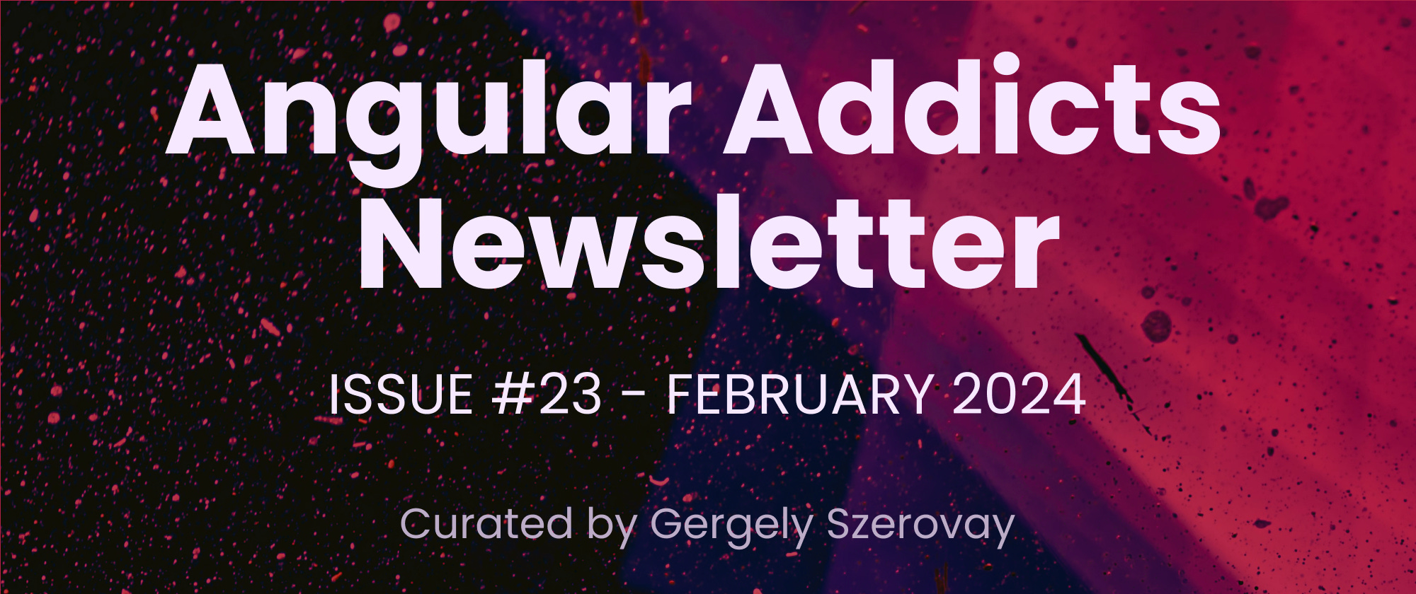 Angular Addicts #23: Angular 17.2, NX 18, Signal forms, Analog, WebExpo ... Angular Addicts #23: Angular 17.2, NX 18, Signal forms, Analog, WebExpo ...